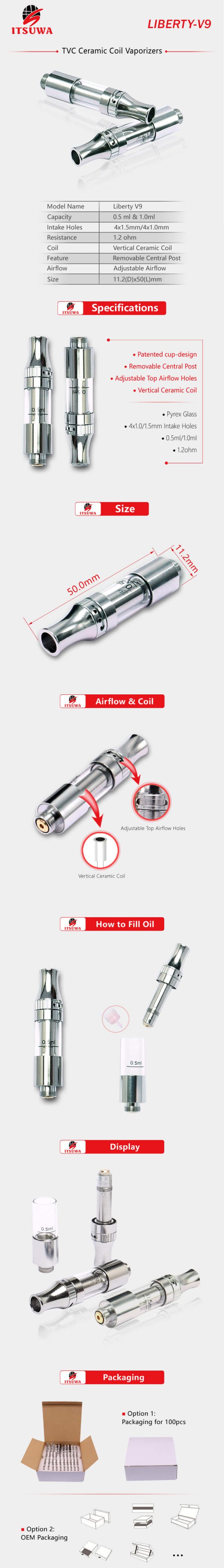 Liverty V9 Greatest dab pen cartridges for CBD vape smoker.