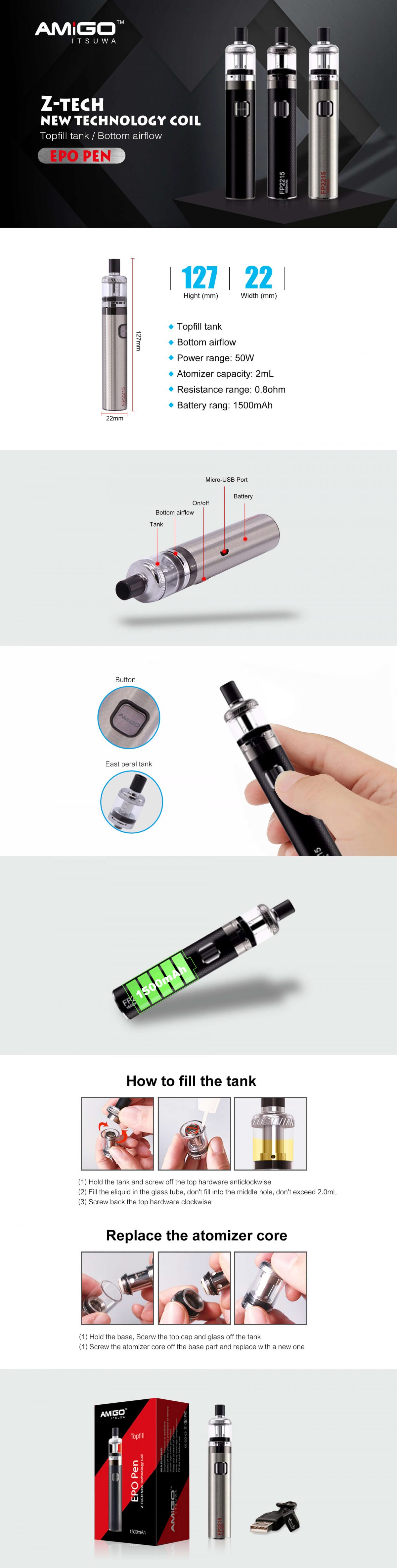 EPO PEN - Experienced Electronic cigarette supplier