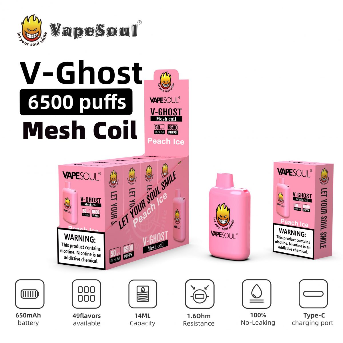 VAPESOUL V-GHOST - Experienced Electronic cigarette supplier