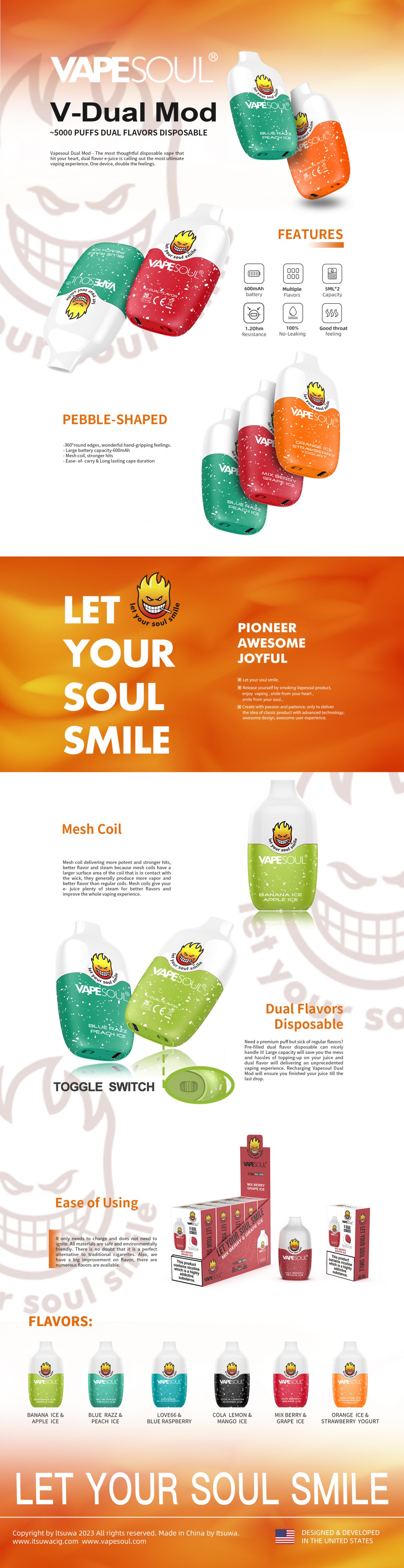 Vapesoul V-Dual mod - Experienced Electronic cigarette supplier