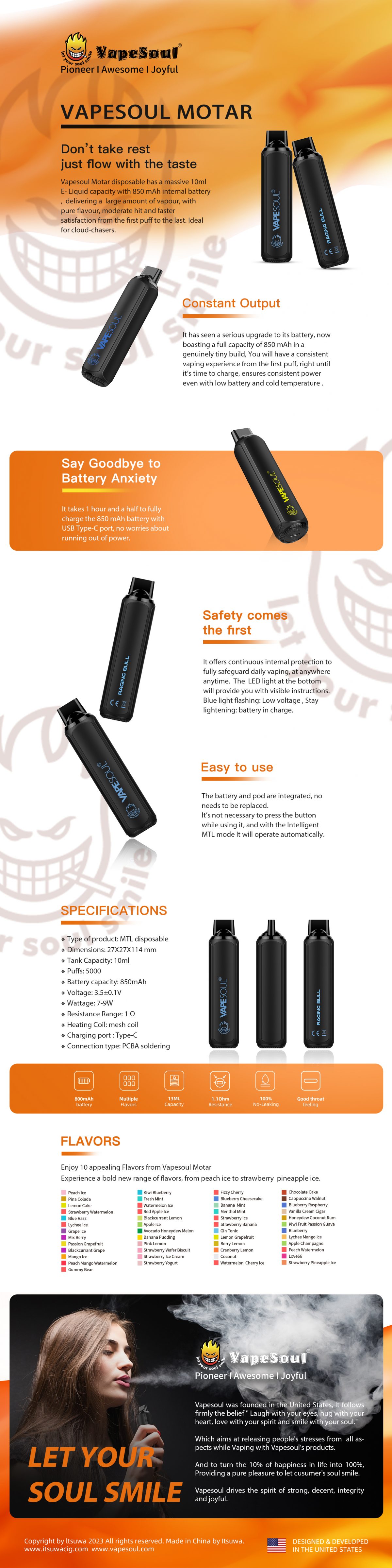 Vapesoul Mortar - Experienced Electronic cigarette supplier
