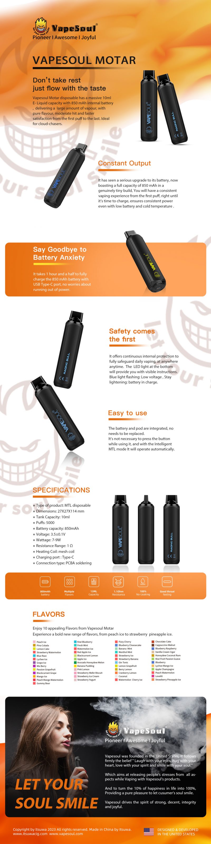 Vapesoul Mortar - Experienced Electronic cigarette supplier
