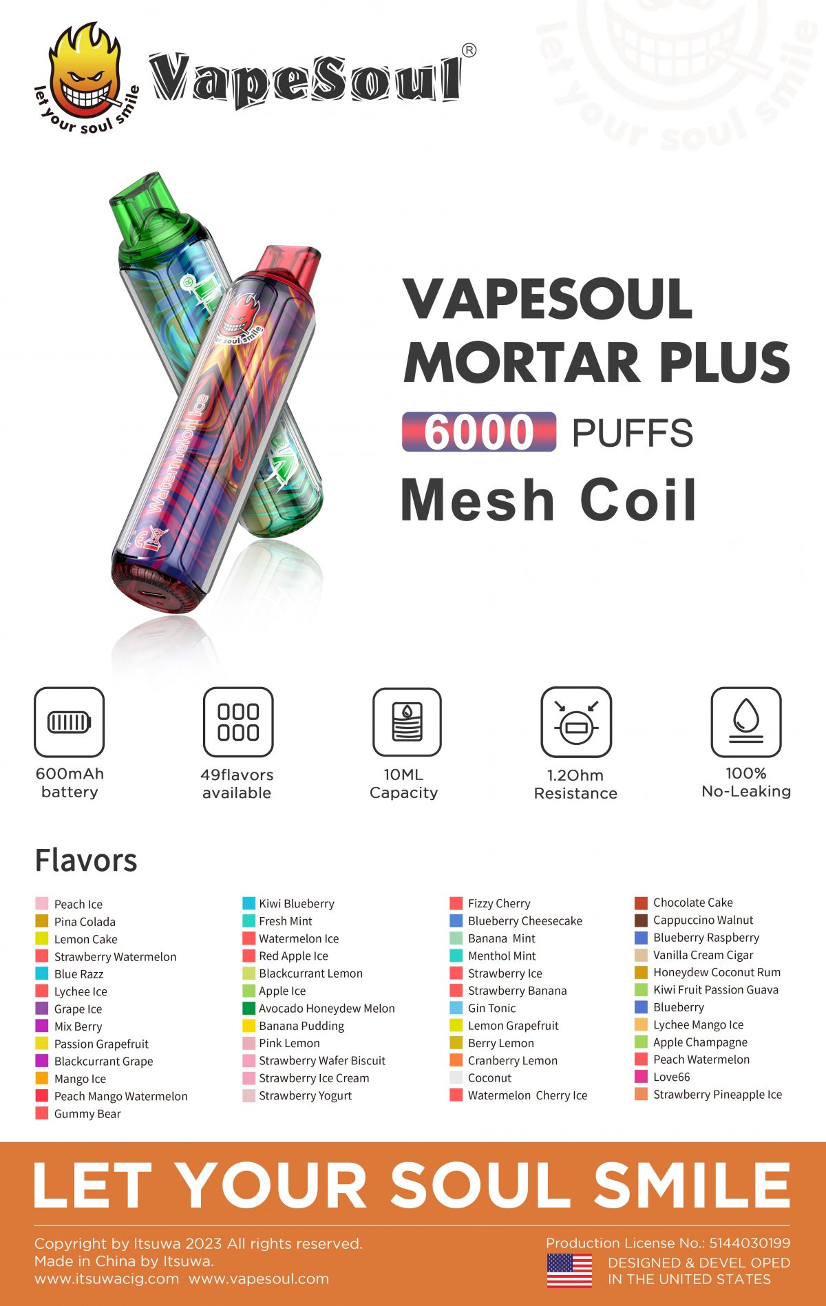 vapesoul mortar plus - Experienced Electronic cigarette supplier