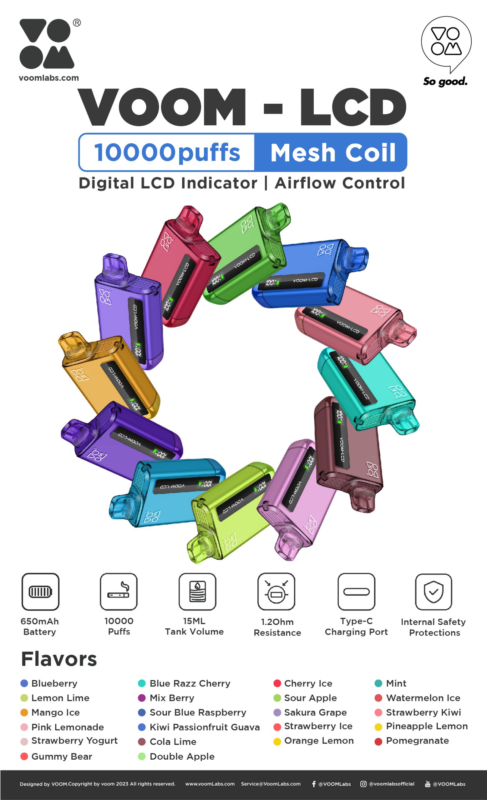 VOOM LCD - Experienced Electronic cigarette supplier