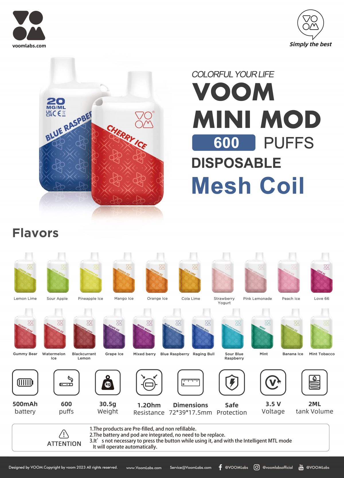VOOM Mini Mod - Experienced Electronic cigarette supplier VOOM Mini Mod - Experienced Electronic cigarette supplier