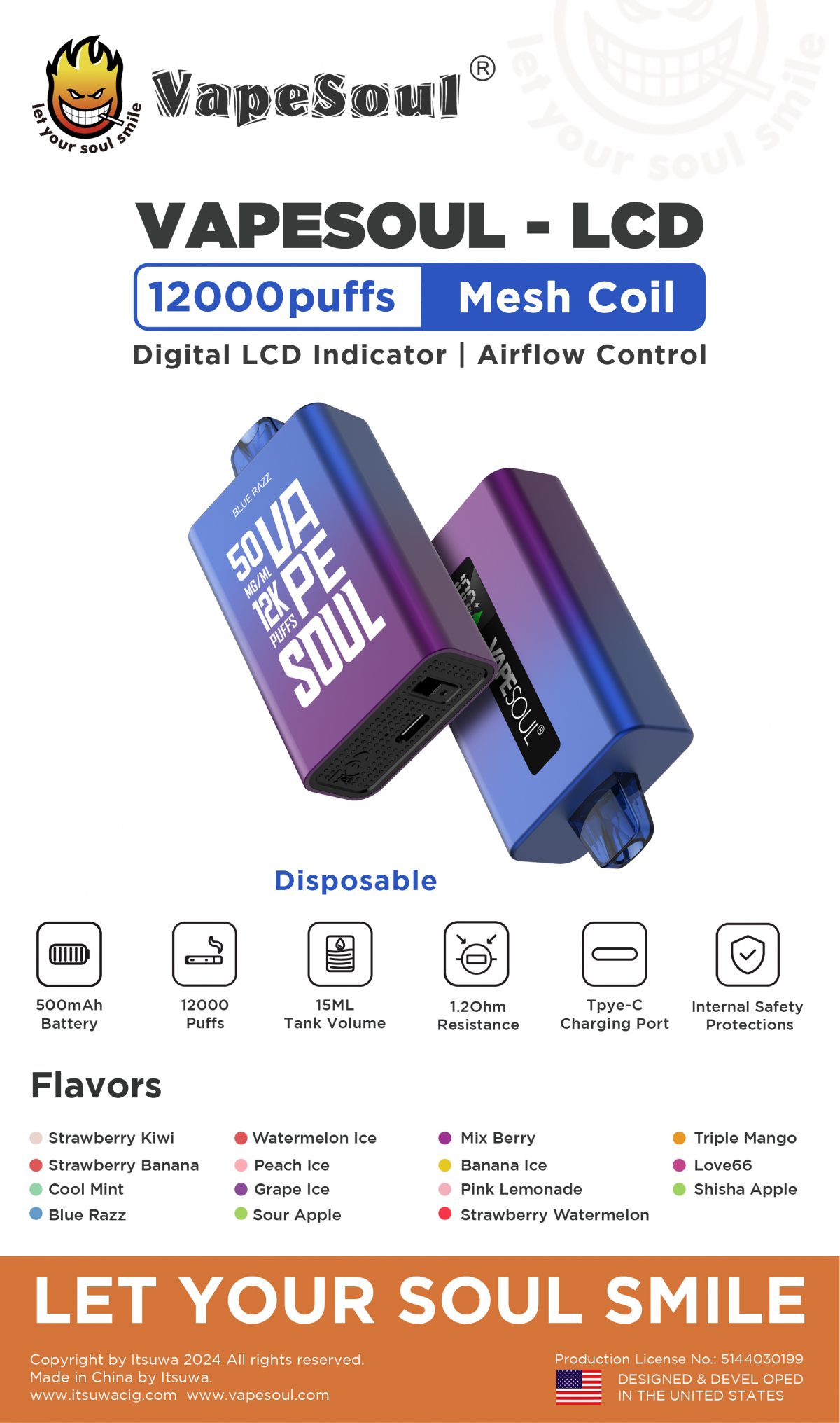 VapeSoul LCD - Experienced Electronic cigarette supplier