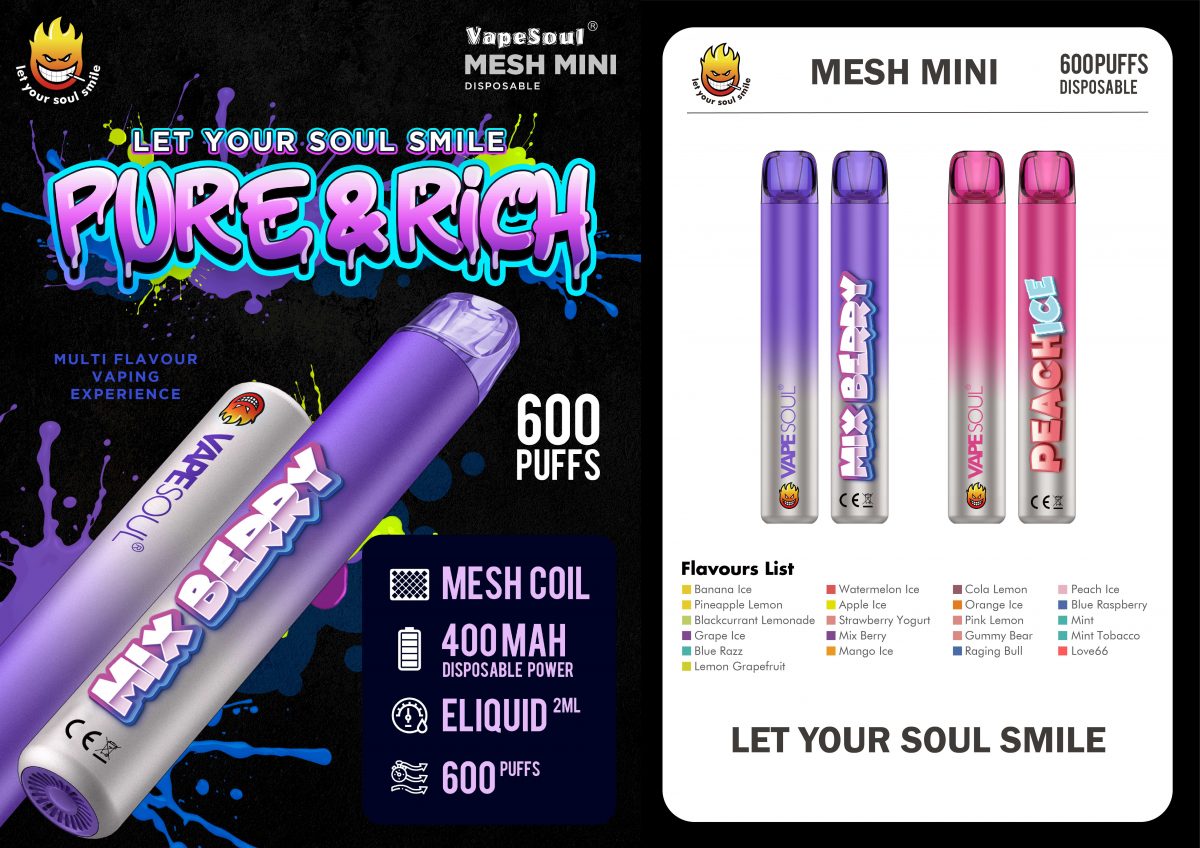 VapeSoul Mesh Mini - Experienced Electronic cigarette supplier